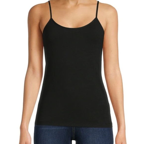 Time and Tru | Tops | Time And Tru Classic Black Camisole | Poshmark
